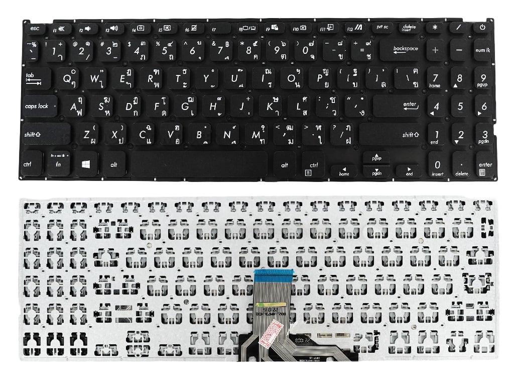 KEYBOARD คีย์บอร์ด ASUS M509B M509D X509F X509J X515 X515J M515 M515J ...