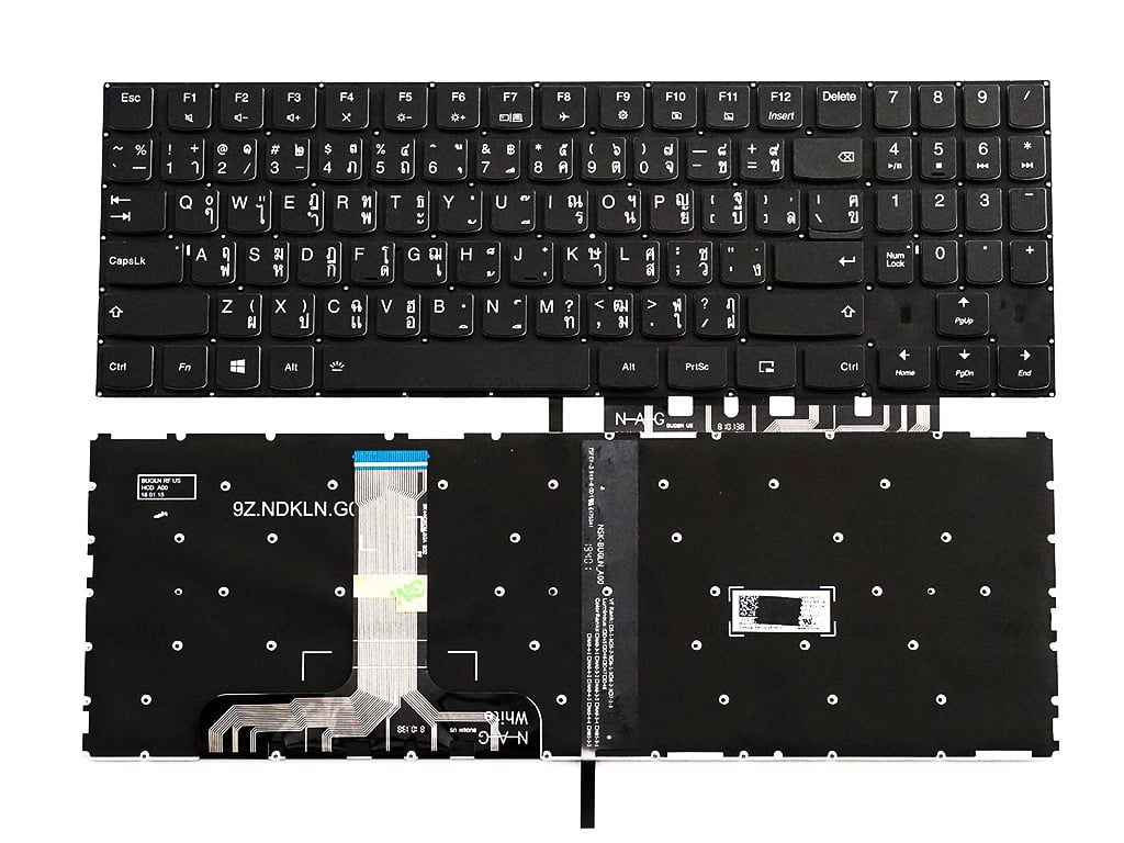 KEYBOARD คีย์บอร์ดโน๊ตบุ๊ค LENOVO Legion Y530 Y540 Y530-15ICH Y540 ...